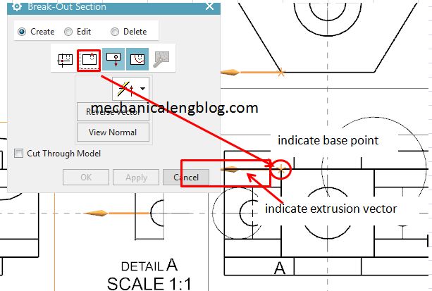 siemens nx drafting create break out section view - Mechanicaleng blog