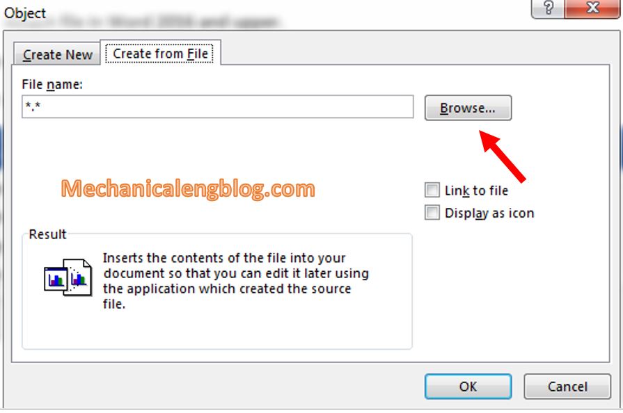 Attach Files In Word