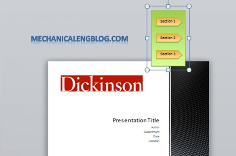 Create a menu in PowerPoint by Hyperlink - Mechanicaleng blog