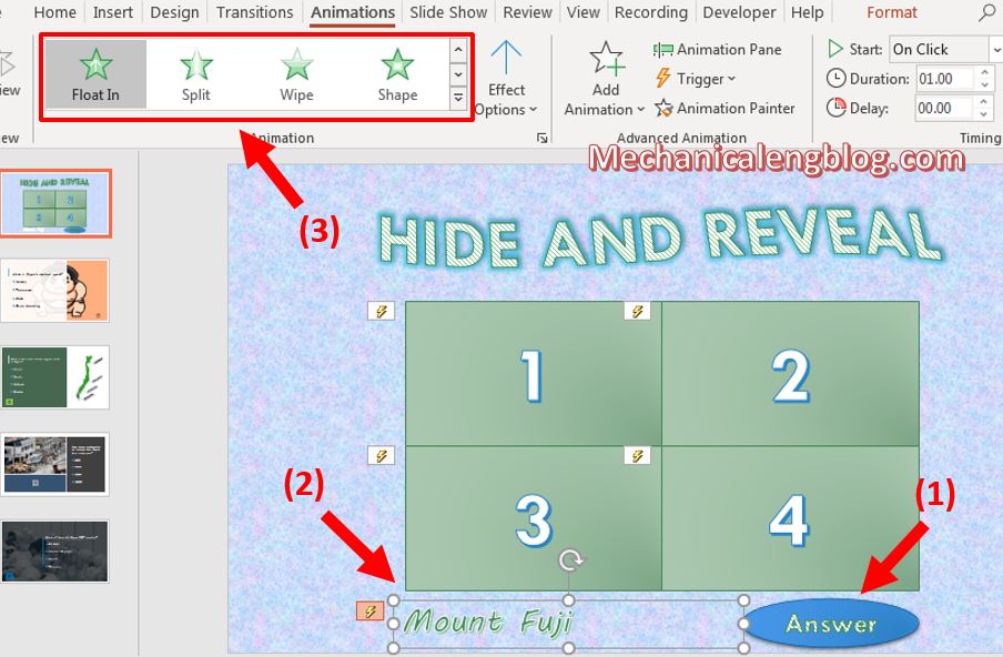 Hide And Reveal Game Powerpoint Template Mechanicaleng Blog