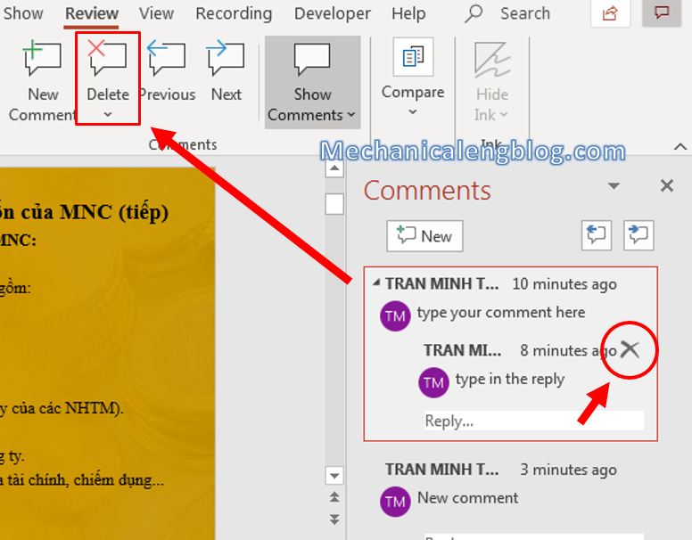 How To Add Comments In PowerPoint Mechanicaleng Blog