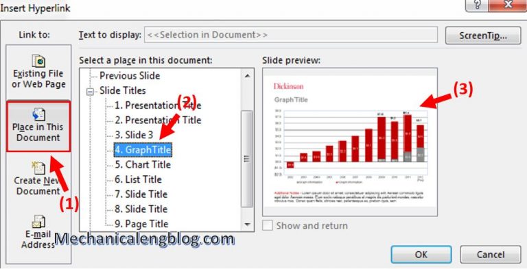 How to create Hyperlink in PowerPoint - Mechanicaleng blog